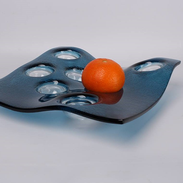 Blue Bubble decorative plate – AM studio shop